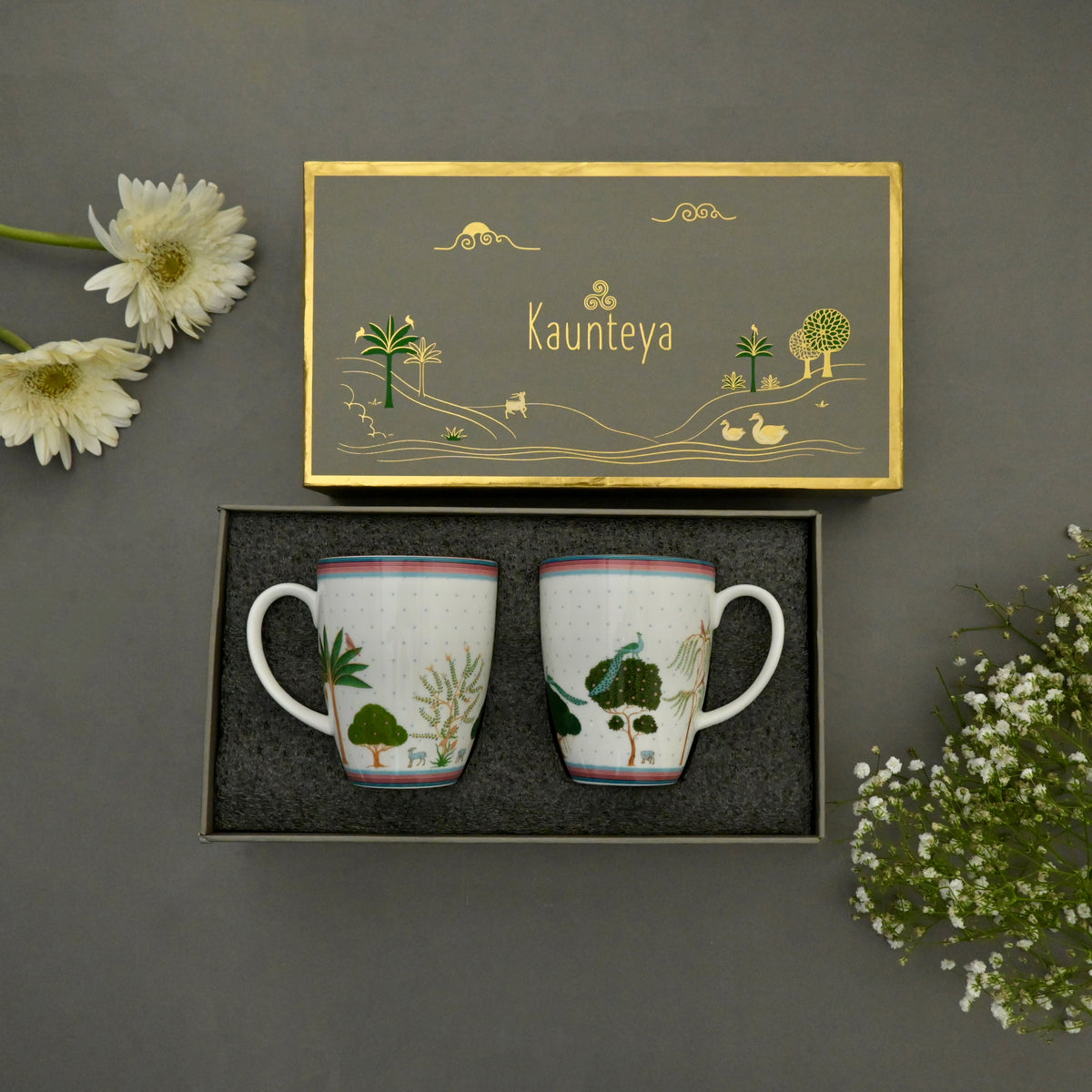GIFT SET- MADHUBAN COFFEE MUGS (SET OF 2) – Kaunteya
